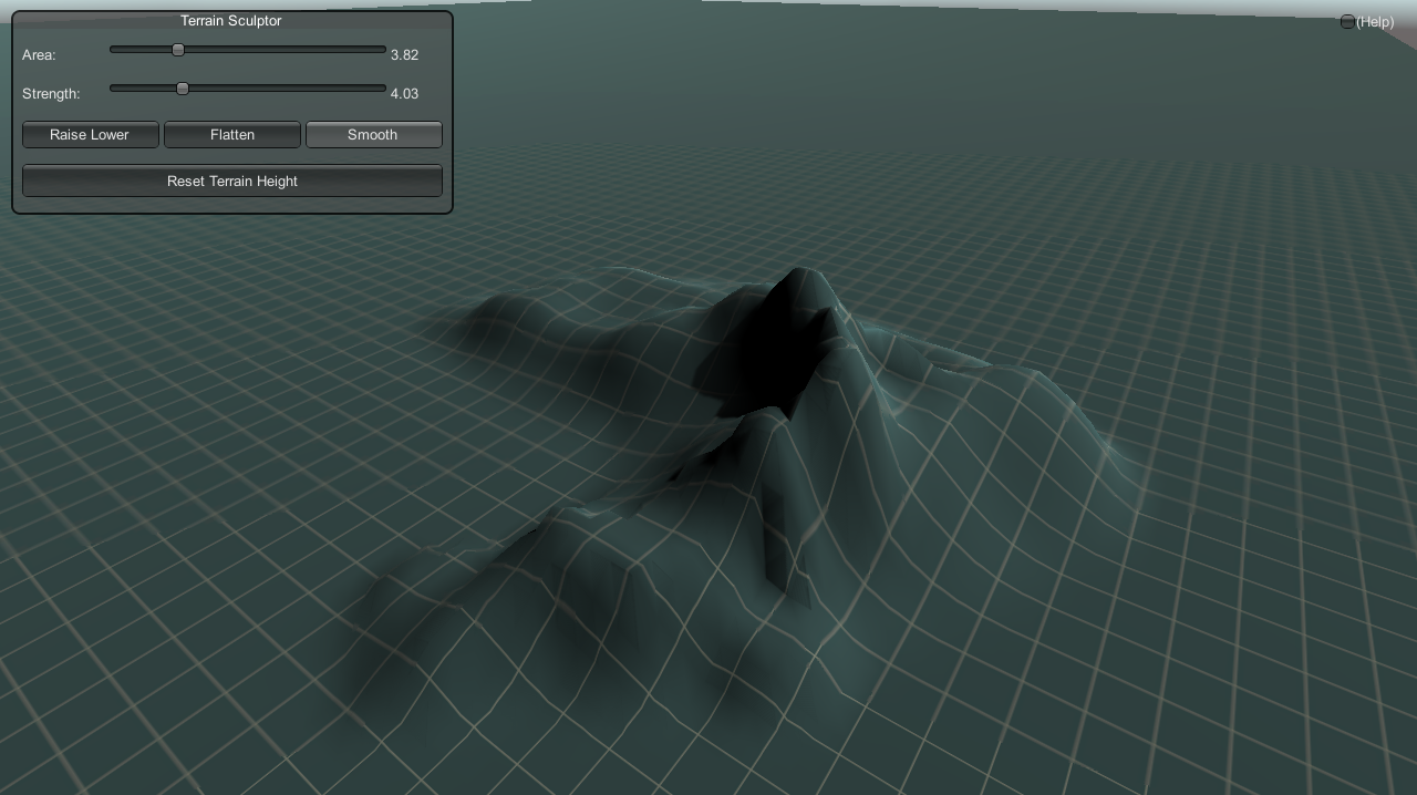 Виконуваний редактор Terrain в Unity