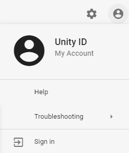 Увійти в Unity Hub