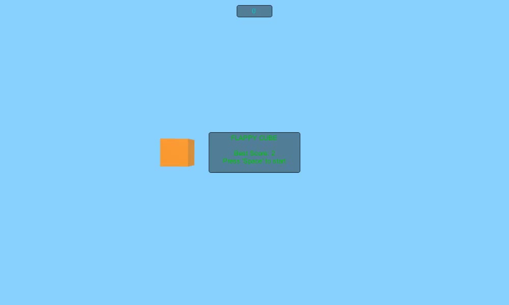 Міні гра в Unity Flappy Cube Sharp Coder Blog